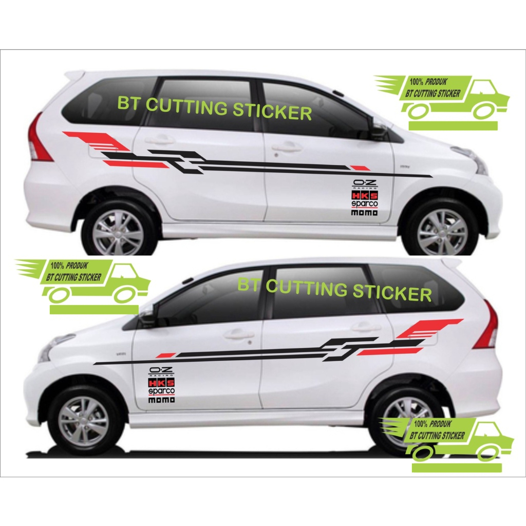 Car sticker toyota avanza Car sticker avanza striping avanza sticker ...
