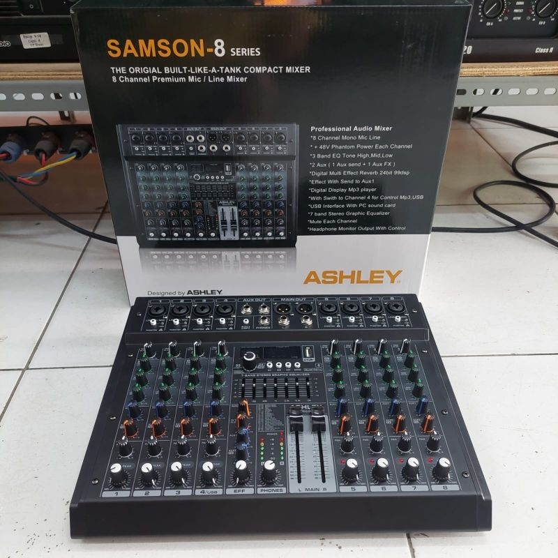 Ashley Samson 8channel mixer 8 original | Shopee Malaysia