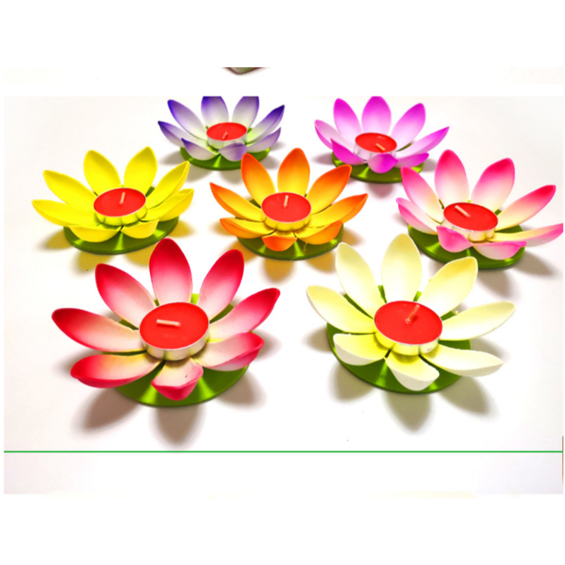 LILIN Lotus Flower Candle Pool Decoration Water Decoration Event Lotus ...