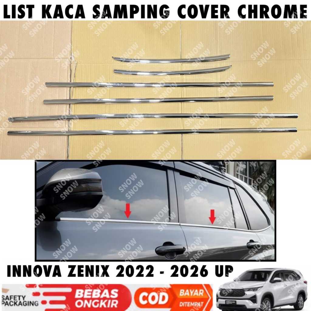 List of Innova Zenix Side Mirrors 2022 2024 2025 2026 up Chrome Cover ...