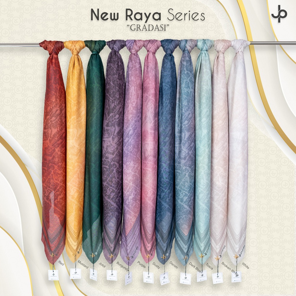 New RAYA SERIES JOURNEY SCARVES RECTANGULAR HIJAB (PACKING WITHOUT ...