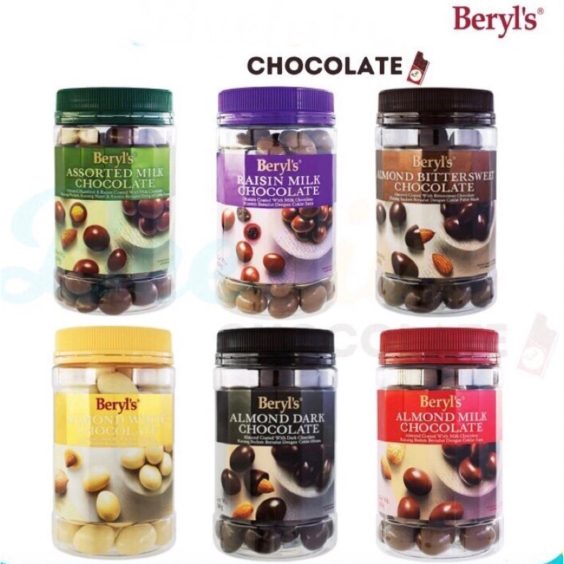 [ Ready ] Beryl's Almond Coated With Milk Chocolate & Crunchy Biscuit ...
