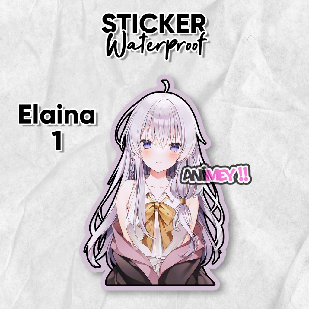 Elaina Maju No Tabi Tabi Sticker/Waterproof Anime Sticker | Shopee Malaysia