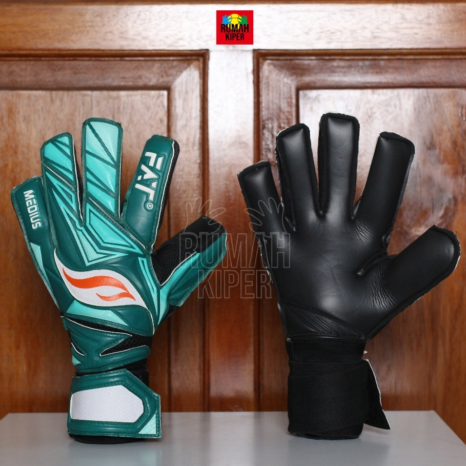 FAT MEDIUS VG4 CUT FINGER GREEN/BLACK (SKU: FAT29) goalkeeper | Shopee ...