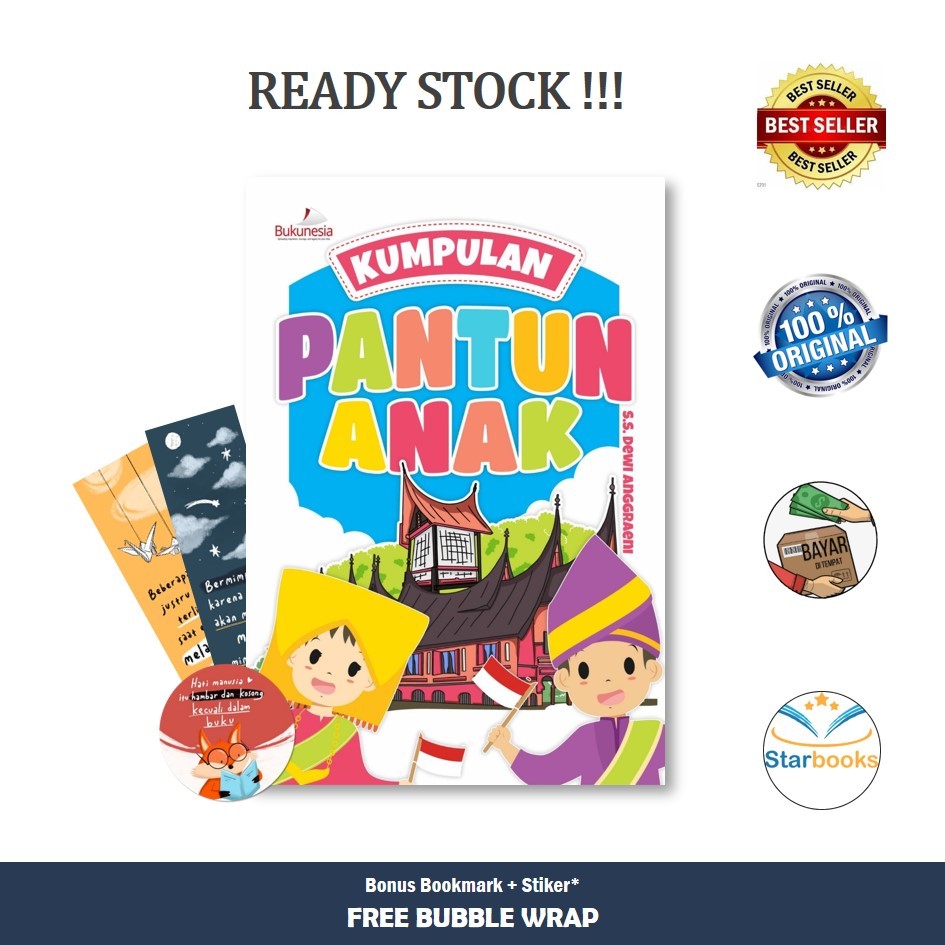 Children's Pantun Collection Book - Bukunesia (Child) | Shopee Malaysia