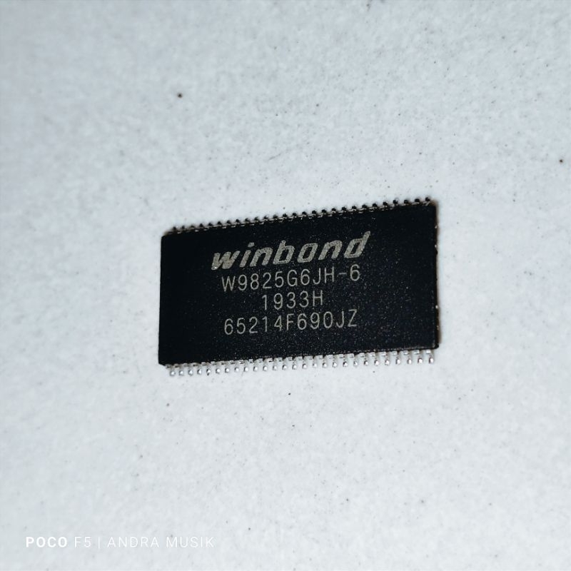 Ic SD RAM For Yamaha Winbond W9825G6JH-6 Keyboard New Condition ...