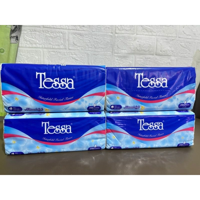 Tessa Facial Tissue 250 sheets 2 ply / Tessa Facial Tissue | Shopee ...