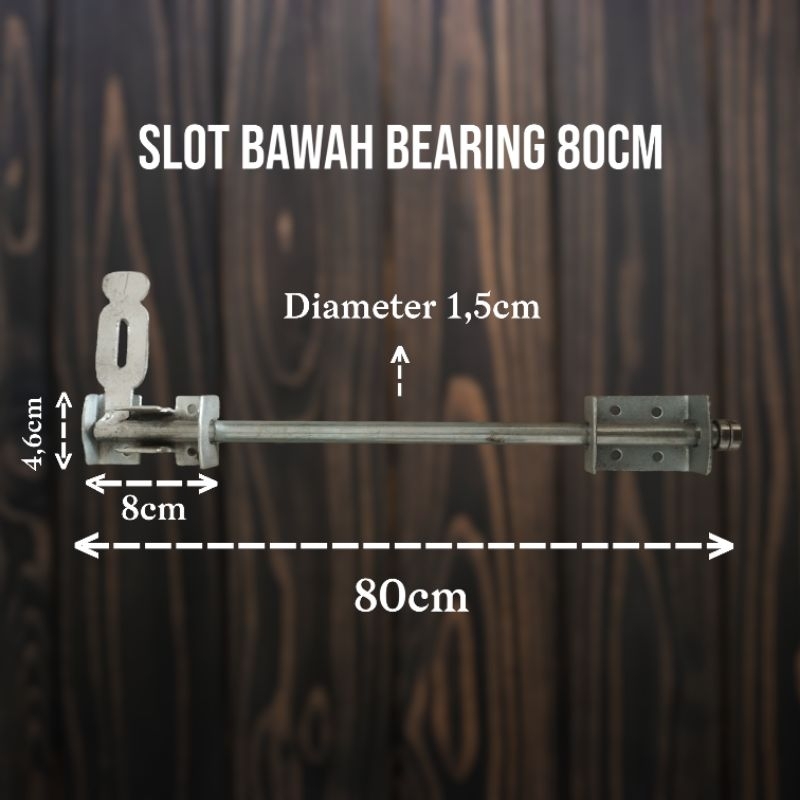 Top/bottom Slot Bearing 80cm || Upper/bottom Bearing Latch 80cm ...