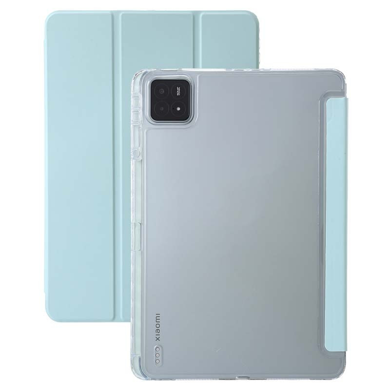 Smart Case XIaomi Pad 6s Pro 12.4 Inch 2024 Leather Casing Transparent ...