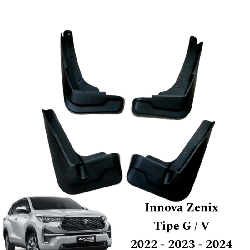 Mud Guard Innova Zenix Type G / V 2022 2023 2024 Flexible Plastic ...