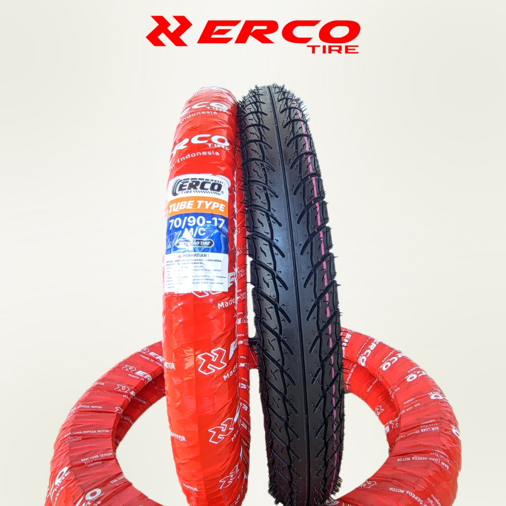 Erco TIRE Motorcycle Outer TIRE Ring 17 NonTubeless 70/90-17 Federal ...