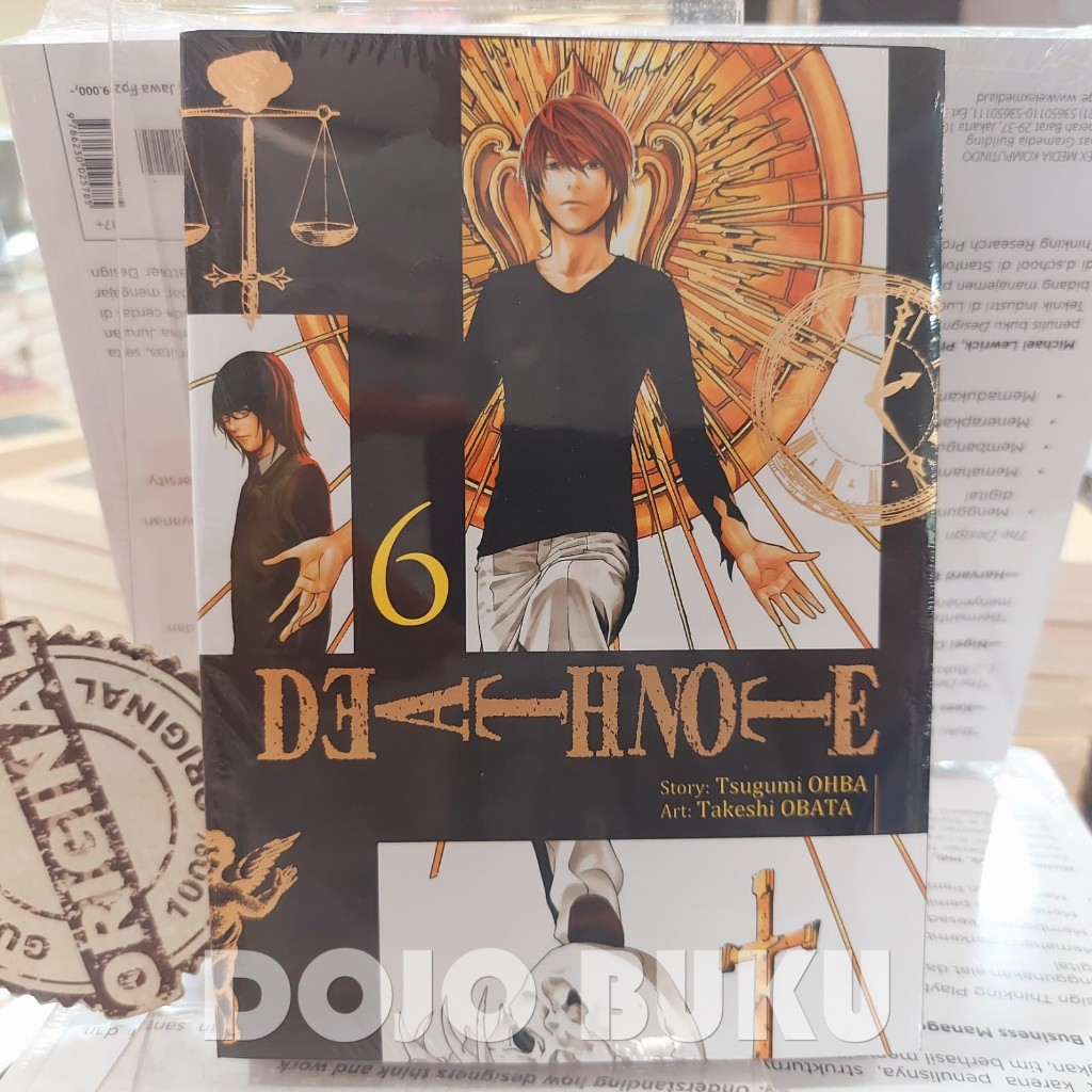 Death Note Comic - New Edition 6 by TSUGIMA OHBA/TAKESHI OBATA | Shopee ...