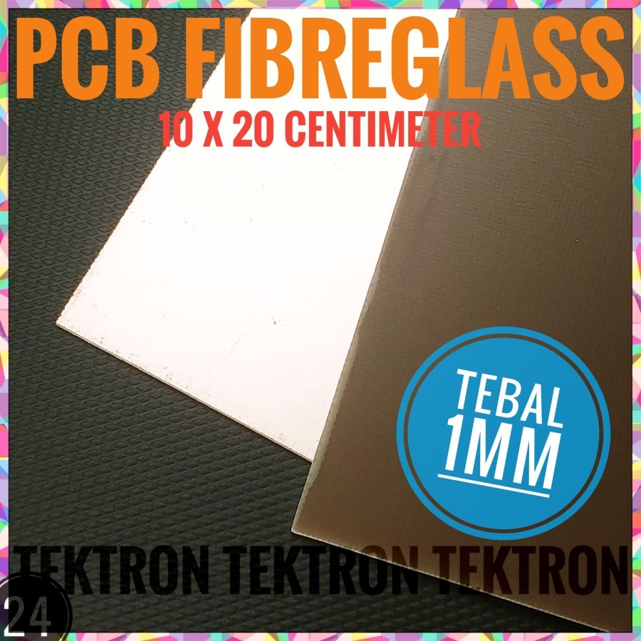 Pcb FIBERGLASS 10X20cm BOARD 10cm x 20Cm 1mm thick SINGLE LAYER FIBER ...