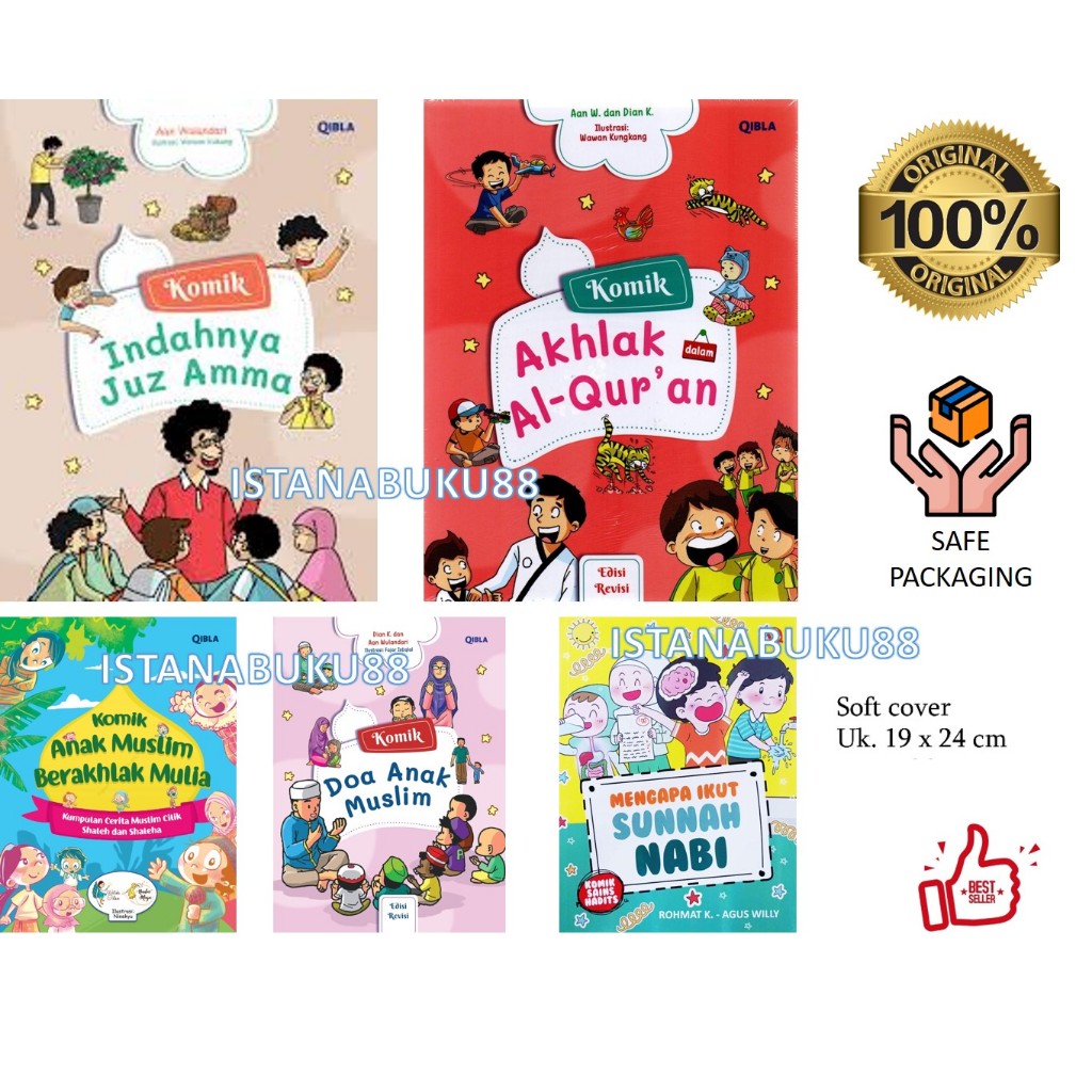 Islamic Children's Comics Adab Exemplary love | Shopee Malaysia