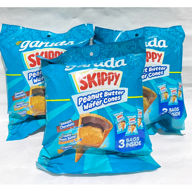 Garuda Skippy Peanut Butter Wafer Cones 45Gr | Shopee Malaysia