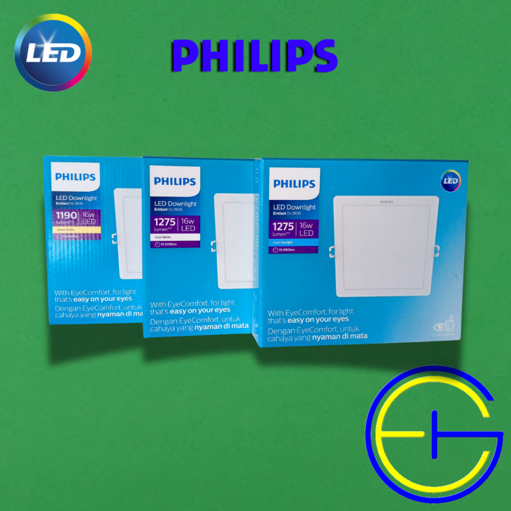 Emws DL190B LED12 D150 16W Downlight Box Philips SQ | Shopee Malaysia