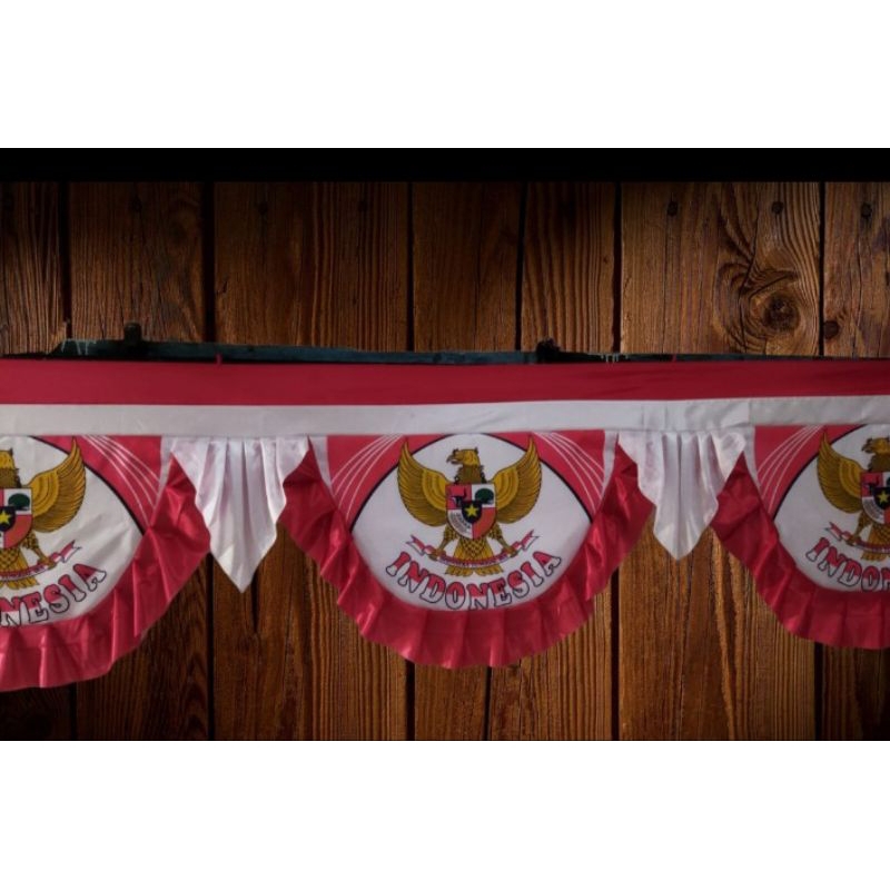 PUTIH MERAH 10-wave Red And White GARUDA BACKGROUND Flag | Shopee Malaysia