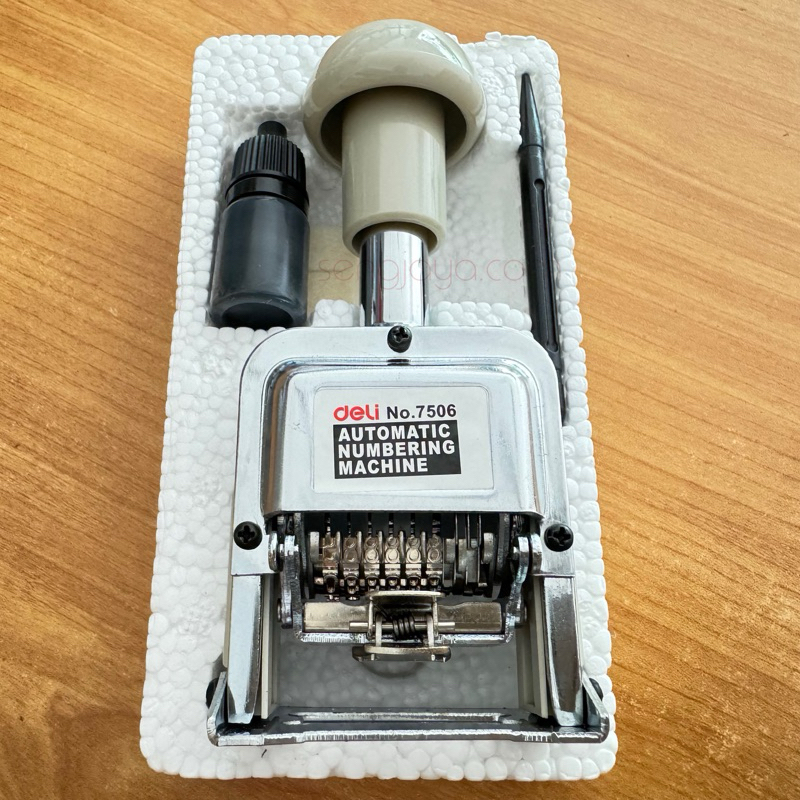 Stamp / Automatic Numbering Machine 6 digits 7506 | Shopee Malaysia