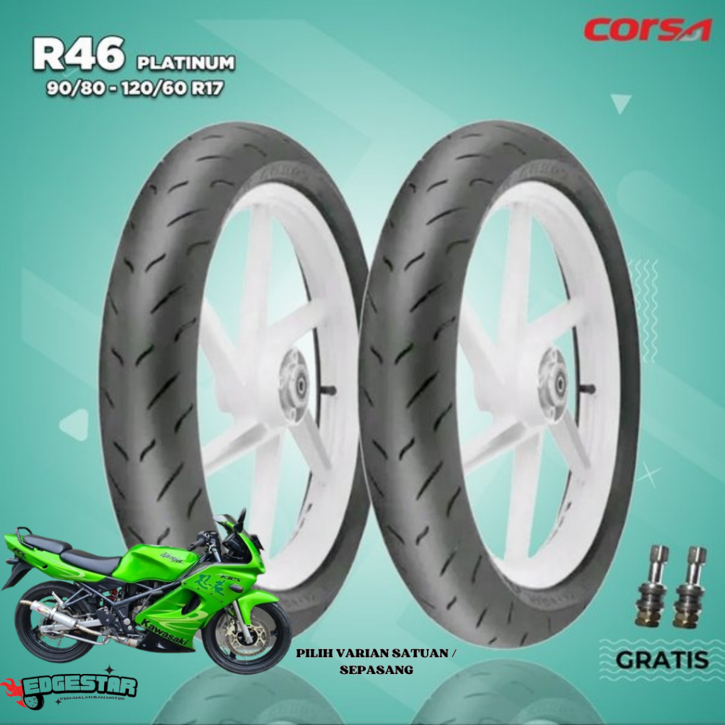 A Pair Of Corsa Platinum R46 Tires/17-Footballoon Ring Units) | Shopee ...