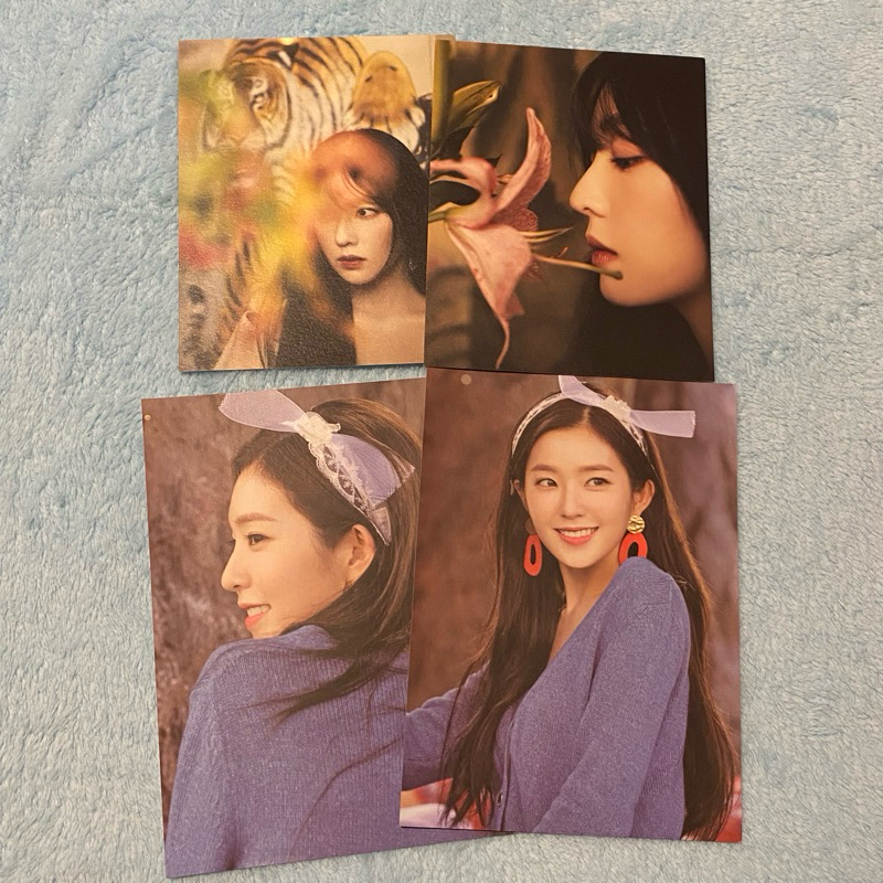 Official postcard red velvet irene postcard chill kill red mare SET ...