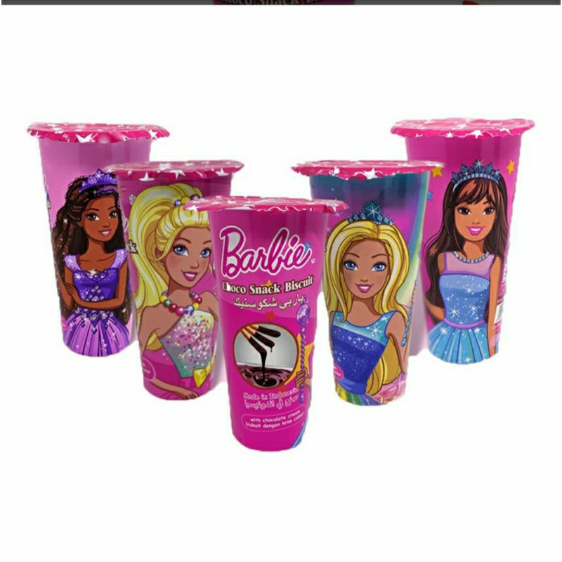 Barbie snack chocolate biscuits assorted 45 gr | Shopee Malaysia