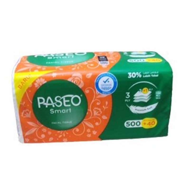Paseo Smart Facial Tissue 500+40 Sheets That Are Much Sought After ...