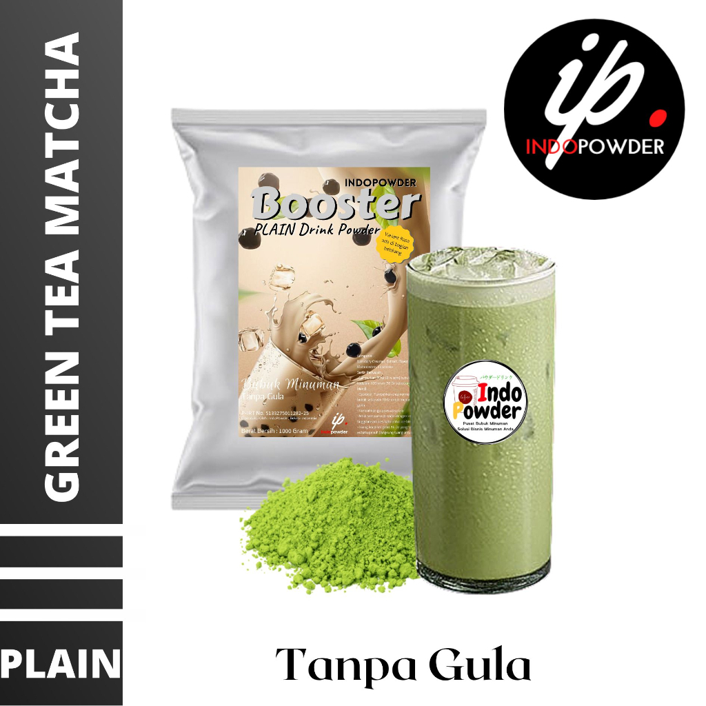 Plain GREEN TEA Drink POWDER 1Kg - GREEN TEA POWDER 1Kg - GREEN TEA ...