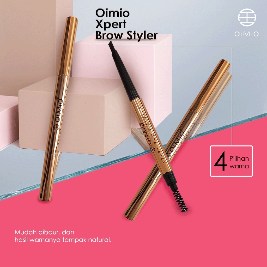 Oimio Xpert Brow Styler 2in1 Micromatic Eyebrow 0.35gr | Shopee Malaysia