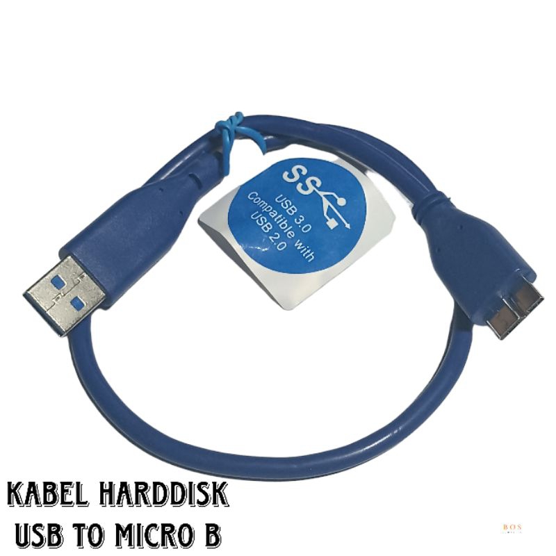 Usb TO MICRO B EXTERNAL HARD DISK CABLE / 40cm HDD CABLE | Shopee Malaysia
