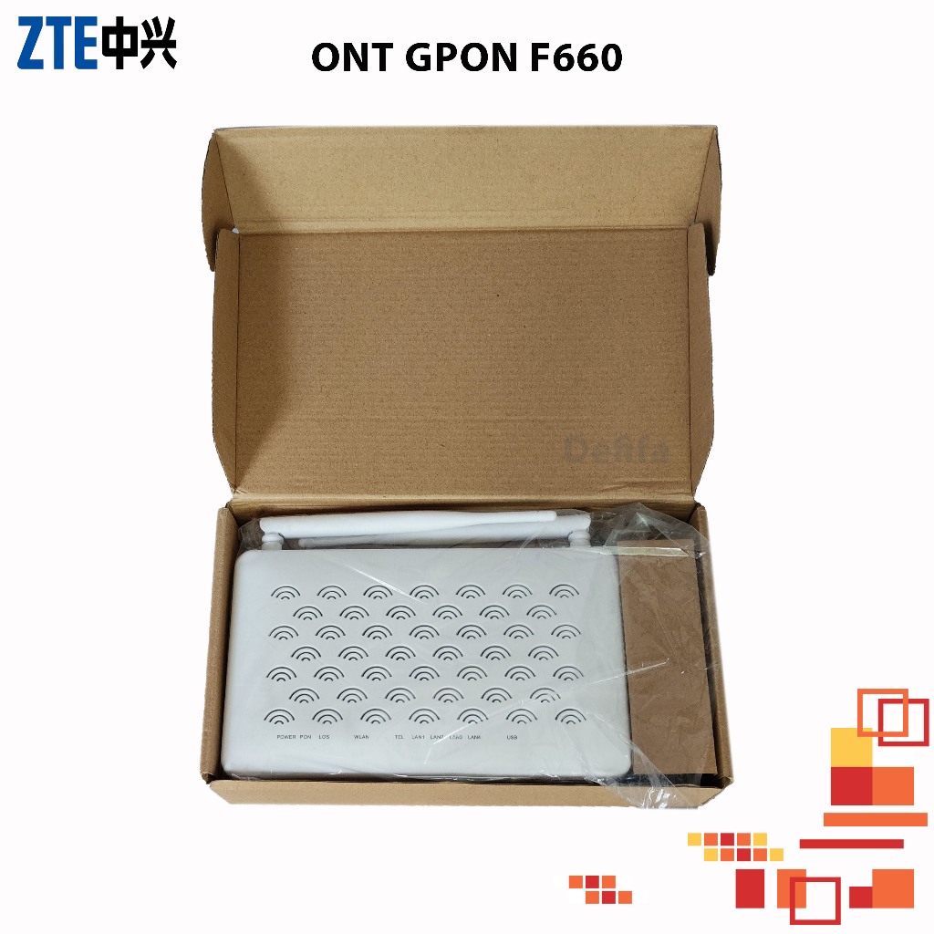 ZTE ZXHN F660 GPON ONU Wifi Router ONT Modem Fullset New | Shopee Malaysia