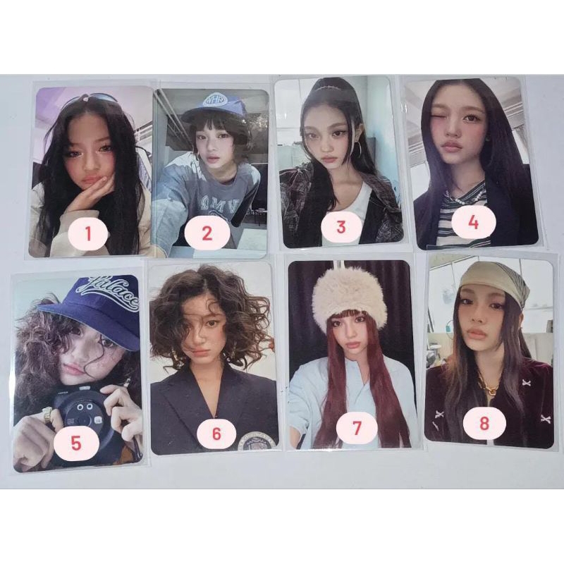 Photocard New Jeans How Sweet Set A - Weverse ver. Haerin Hanni ...