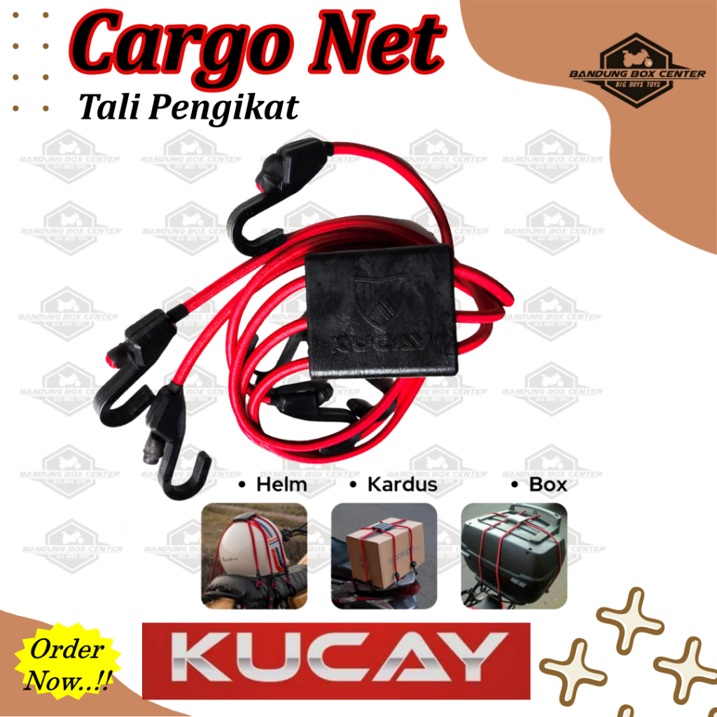 Kucay Net Rope Motorcycle Helmet Net Box Cargo Duffle Bag Kucay ...