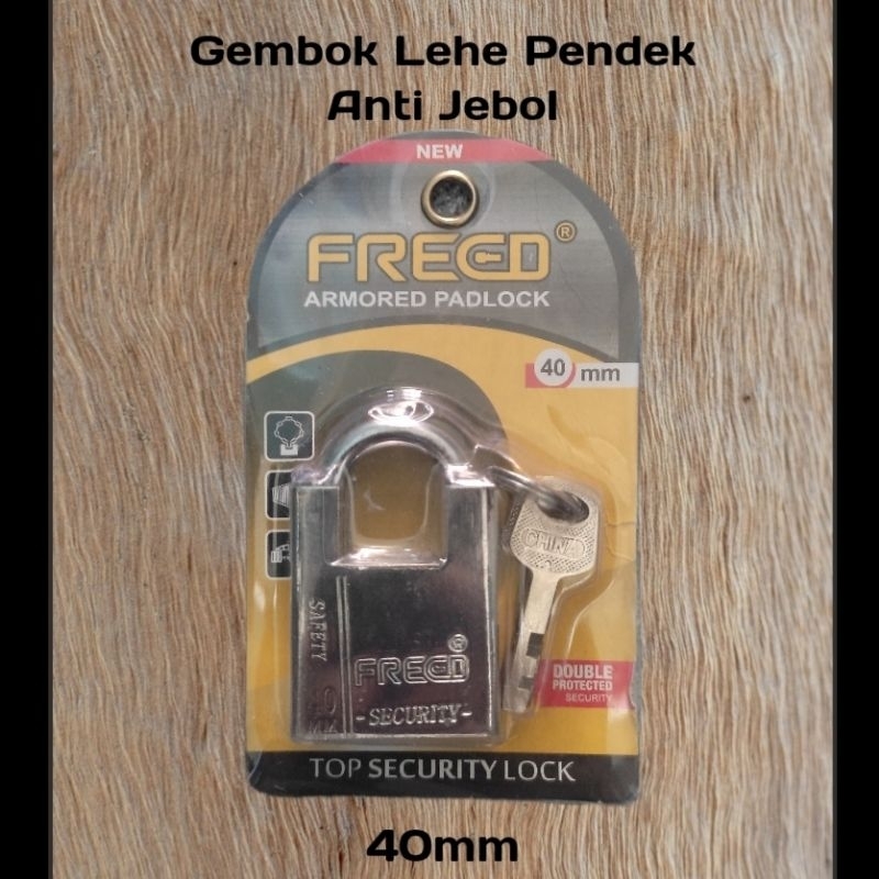 Freed 40mm Anti-Break Short Neck Padlock | Shopee Malaysia