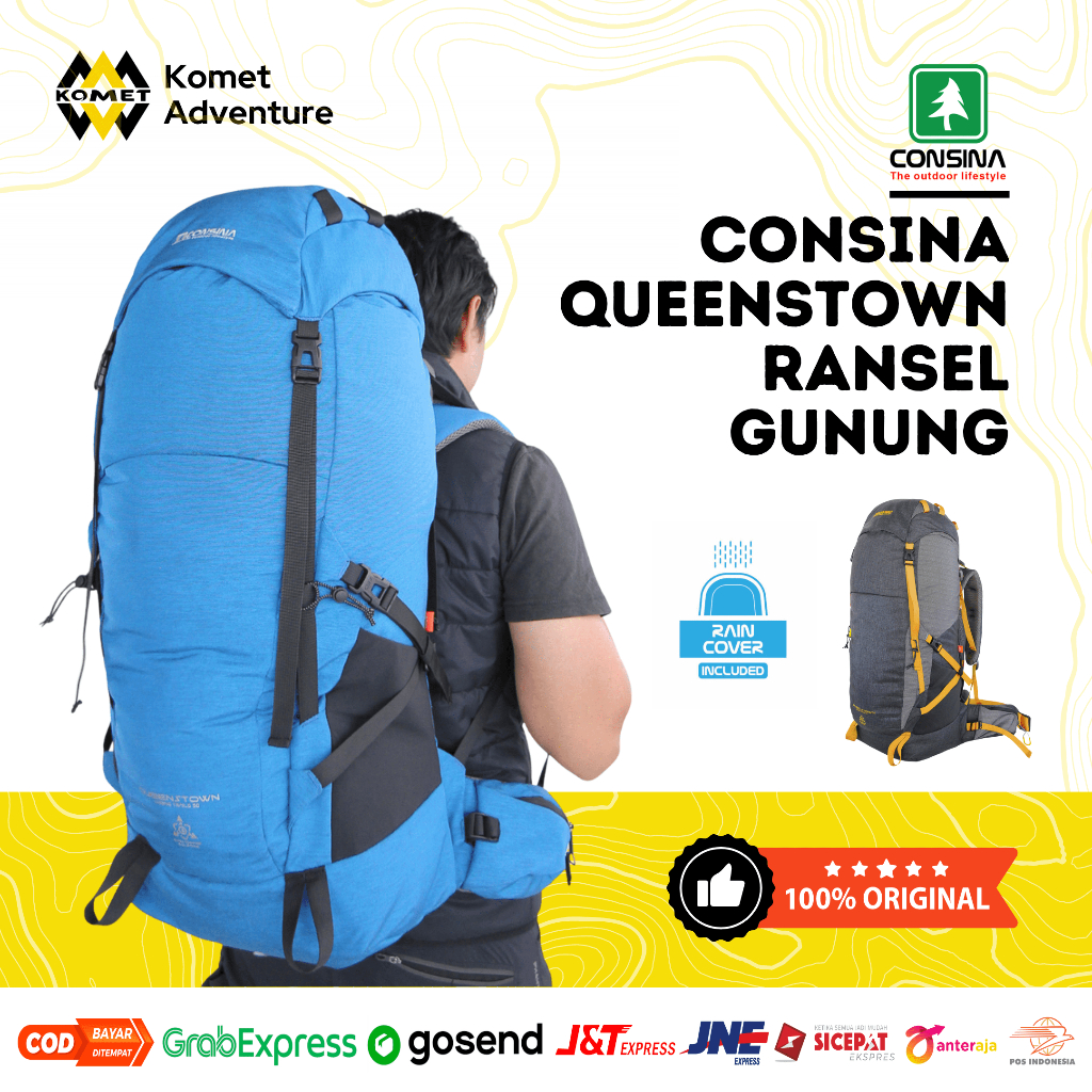 Consina Carrier Queenstown Mountain Backpack | Shopee Malaysia