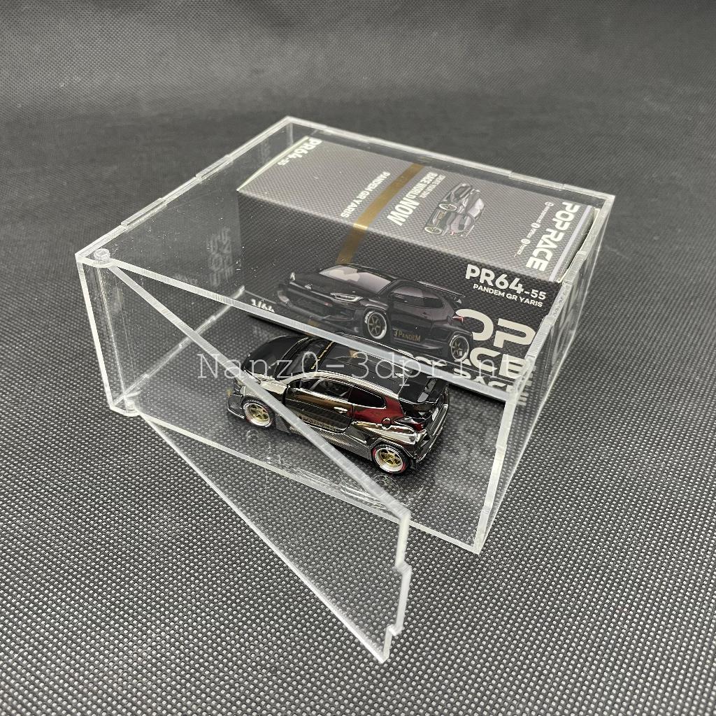 Pop RACE ACRYLIC CASE V2 Horizontal Diecast Display Rack ACRYLIC ...