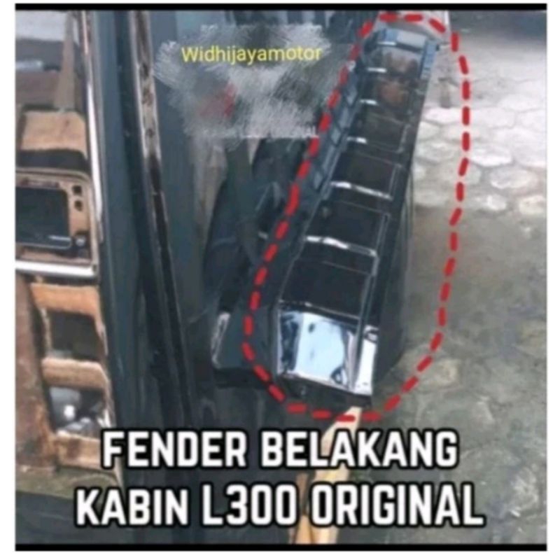 MESIN Mitsubishi L300 cabin rear plate, engine cover removed | Shopee ...