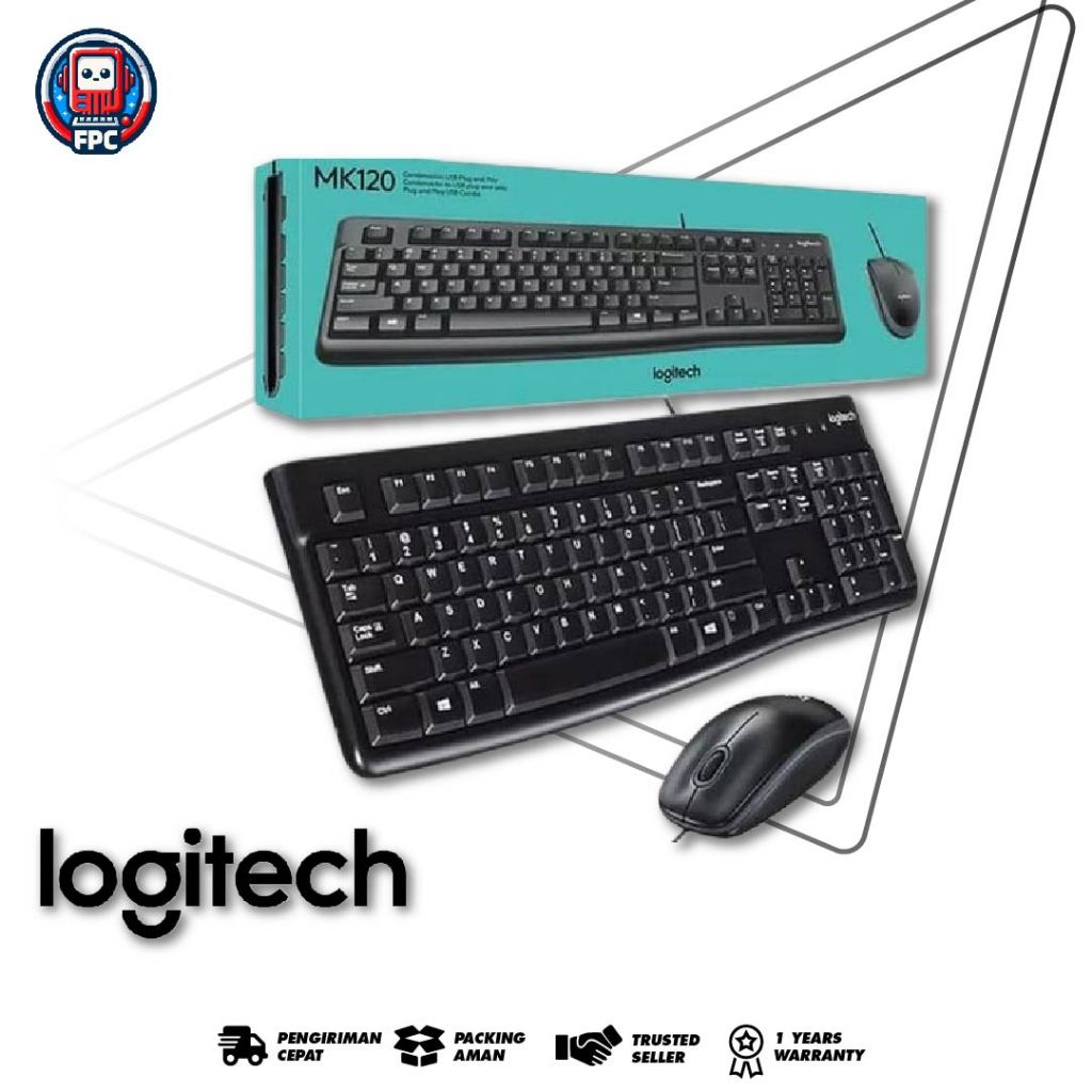 Logitech MK 120 KEYBOARD & MOUSE | Shopee Malaysia