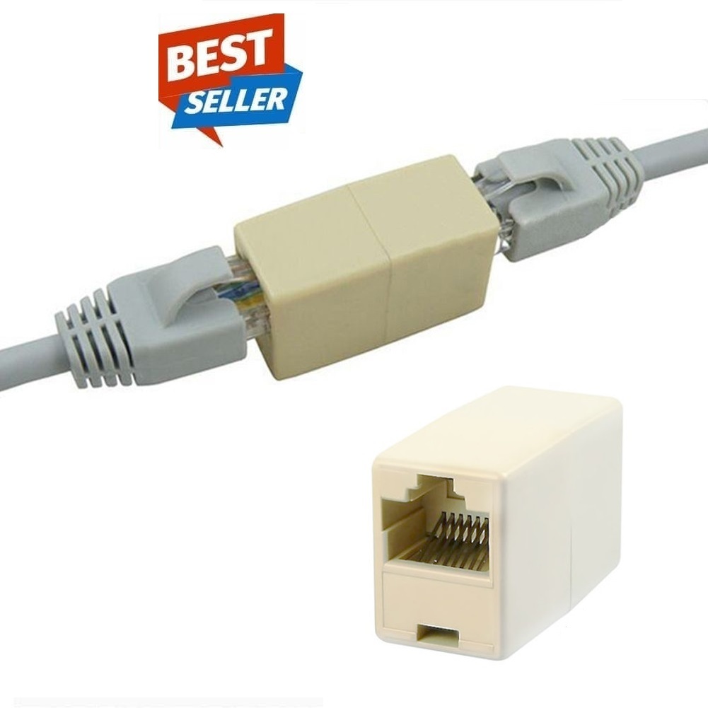 Rj45 lan Cable Connection Connector Barrel | Shopee Malaysia