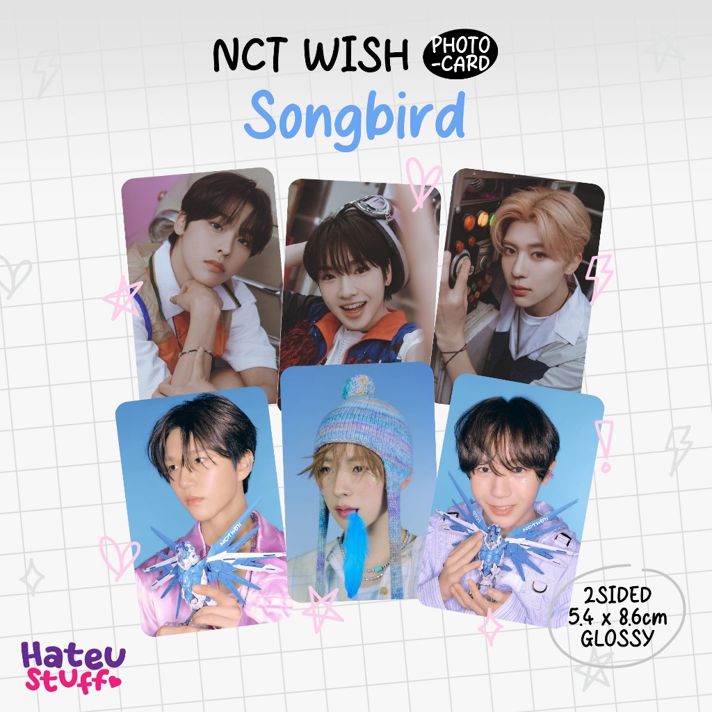 Nct WISH Unofficial Photocard Songbird+Selca | Shopee Malaysia