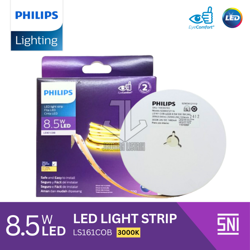 PHILIPS LIGHT STRIP LED LS161 8.5W 13W COB 5 METER FLEXIBLE LED LIGHT ...