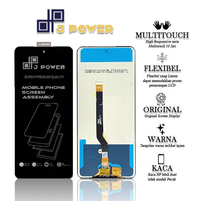 Infinix NOTE 10 PRO X695 X695C LCD TS FULLSET TOUCHSCREEN LCD ...