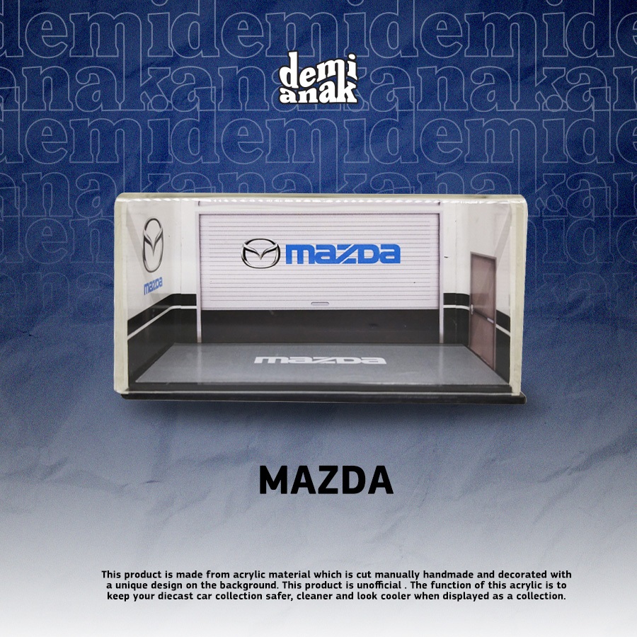 Mazda Black White Diecast Acrylic Box | Shopee Malaysia