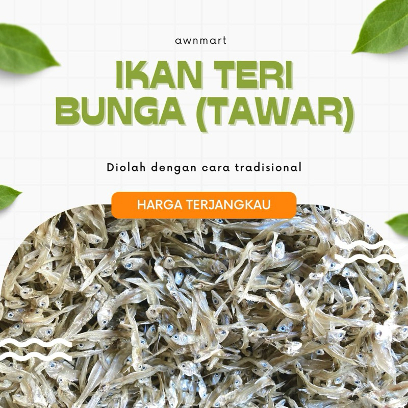 Ikan Kering Tawar Teri Bunga - 1 Kg | Shopee Malaysia
