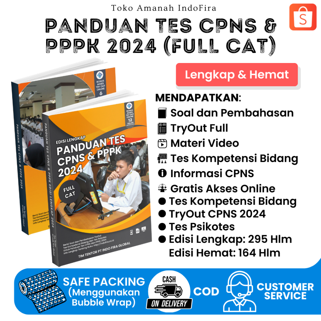 Latest 2024 CPNS & PPPK TEST GUIDE BOOK "FULL CAT" (Complete Edition ...