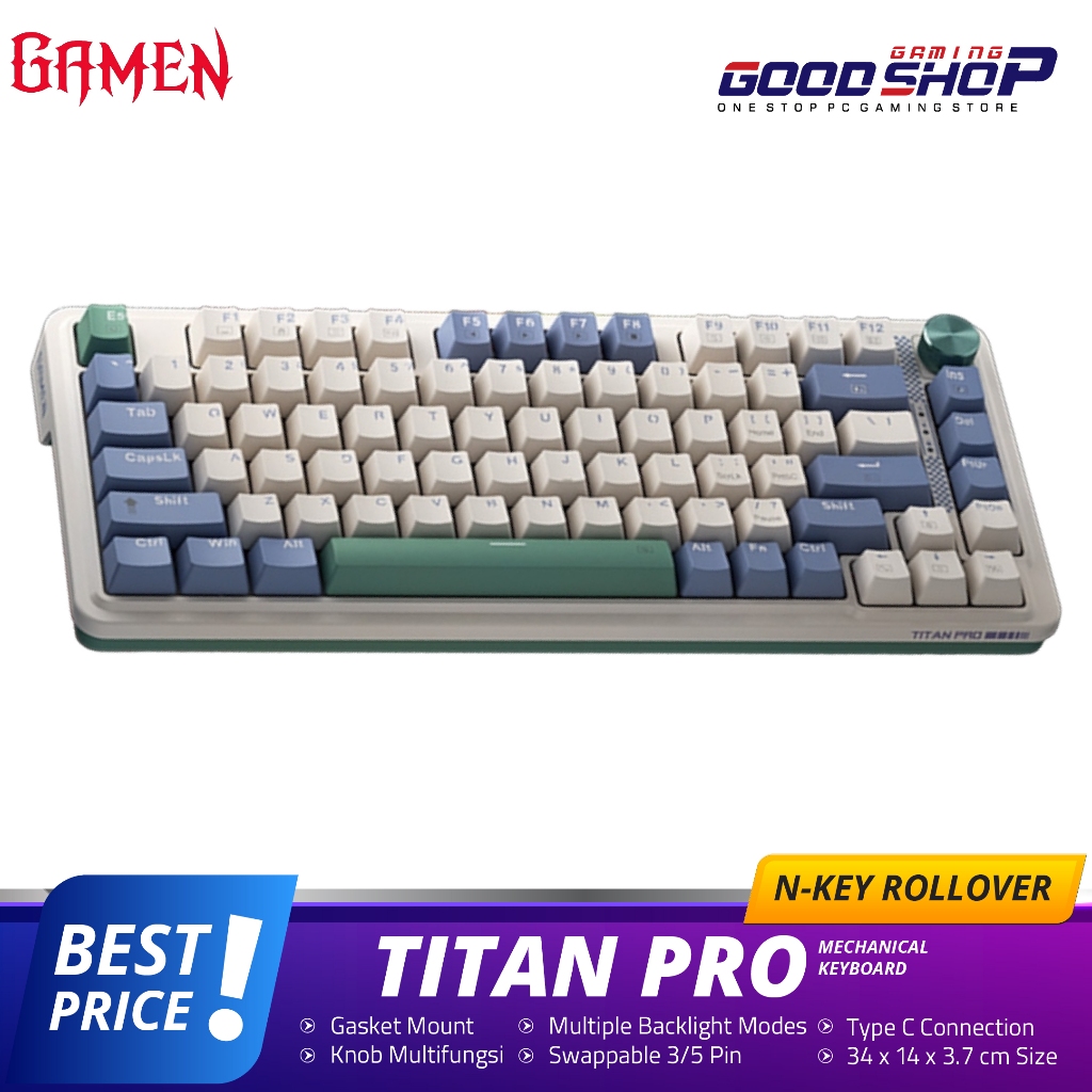 Gamen Titan Pro Gaming Mechanical Keyboard Gasket Structure | Shopee ...