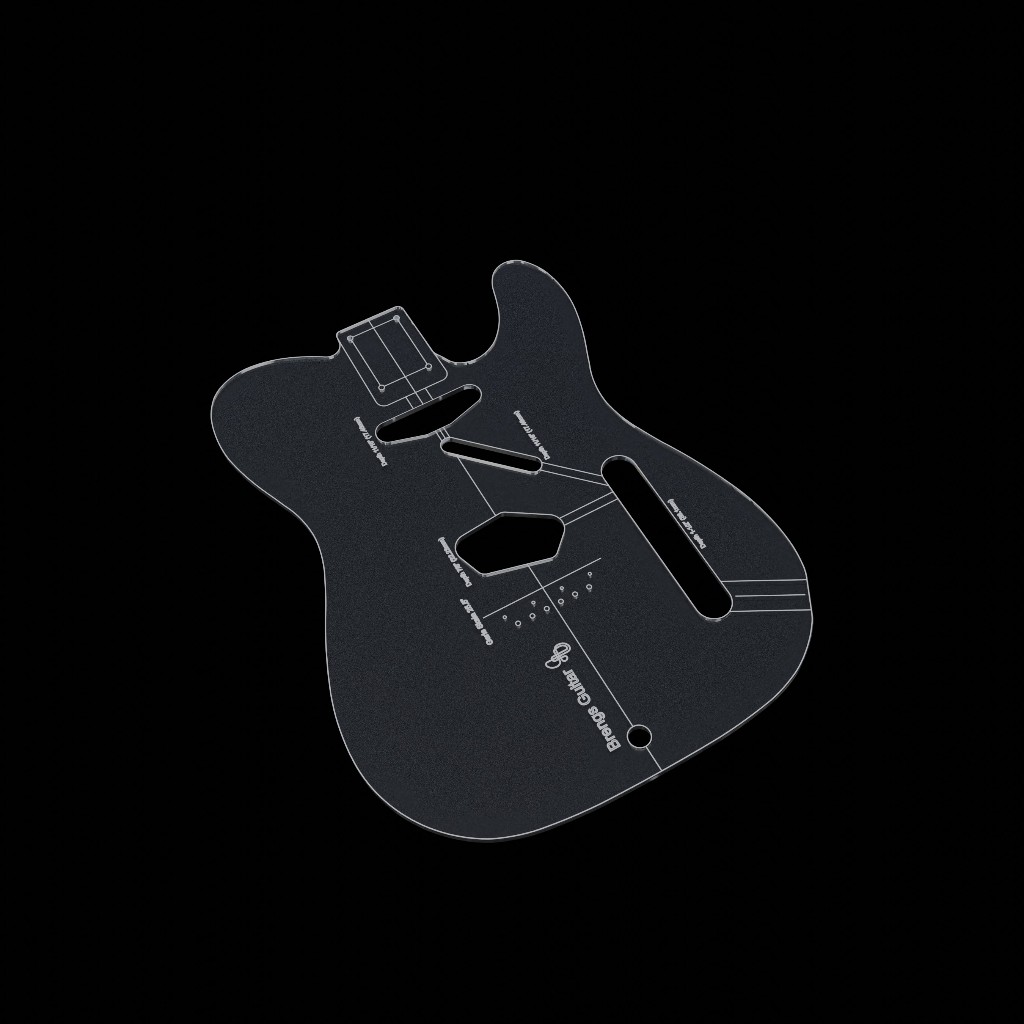 Telecaster Electric Guitar Acrylic Body Template | Shopee Malaysia