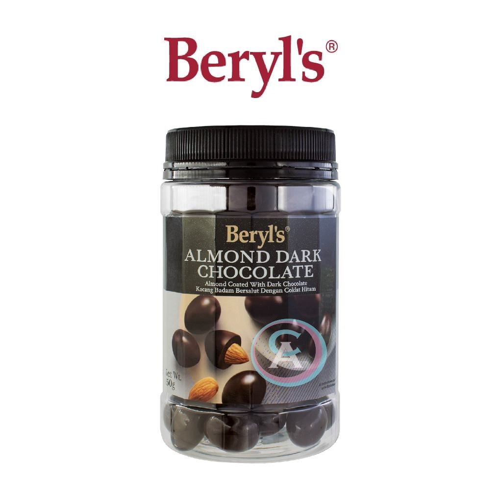 Beryl's ALMOND DARK CHOCOLATE 340g / 400g BERYL'S ZIP BEG 250GALL ...