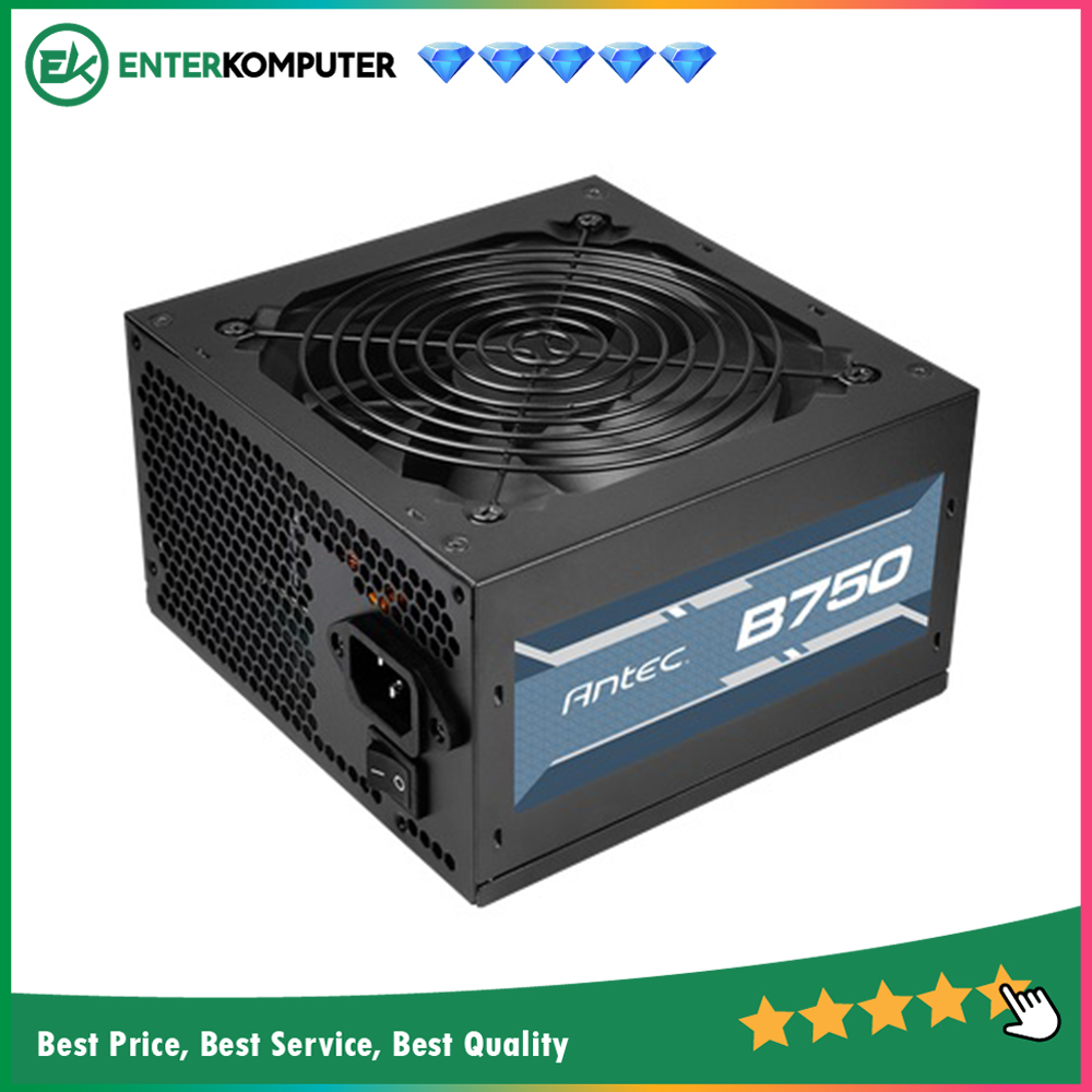 Antec ATOM B750 - 750W 80+ Bronze Certified - Flat Cable / PSU 750 Watt ...