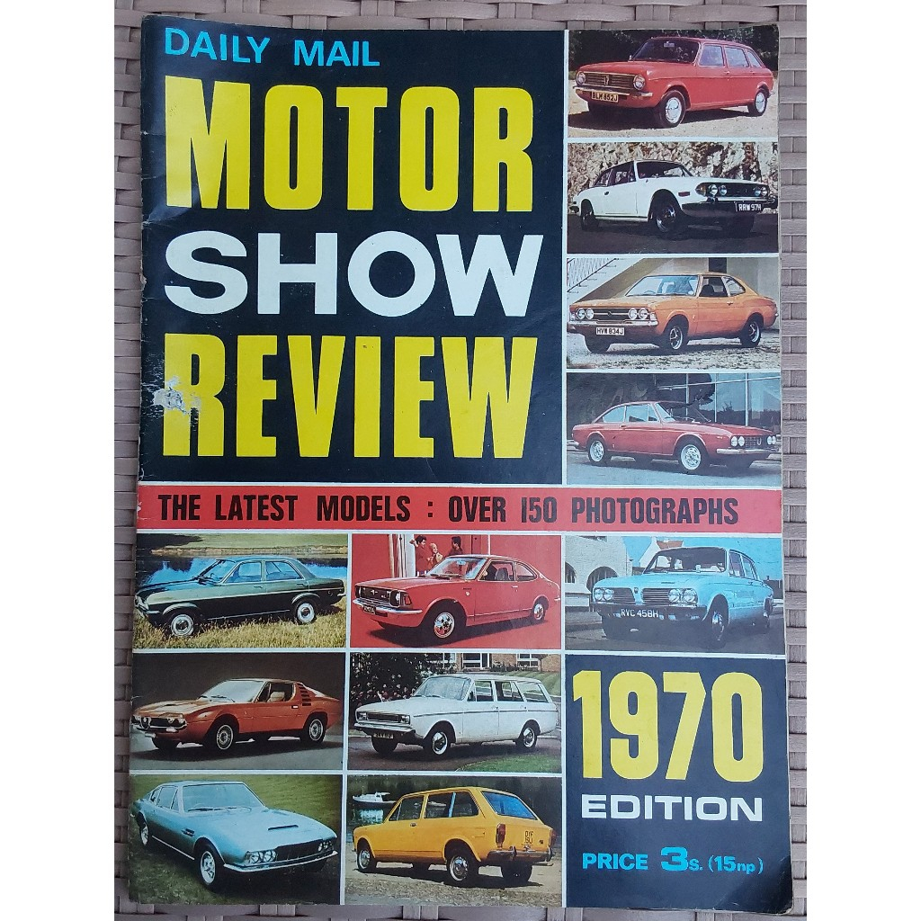 VINTAGE CAR MAGAZINE - Daily Mail Motor Show Review 1970, (English ...