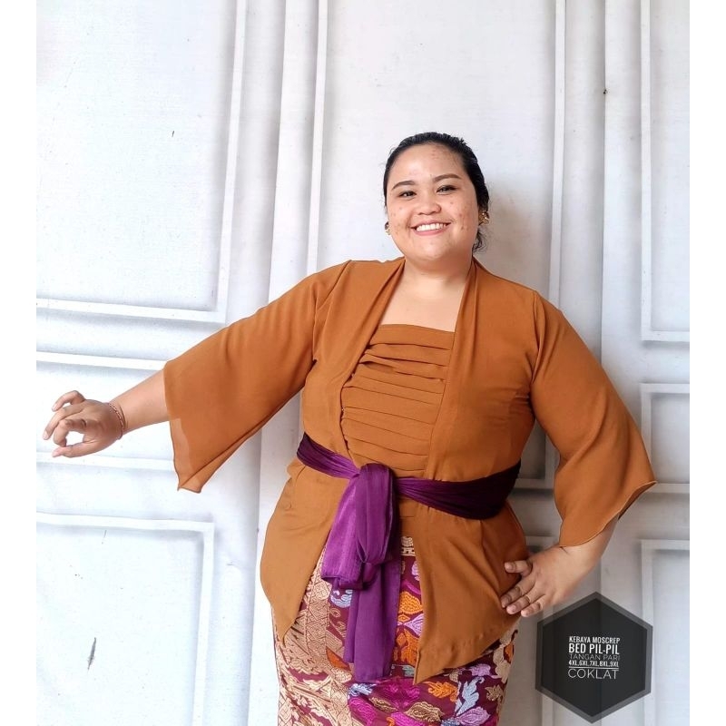Pari Hand Jumbo Moscrep Kebaya | Shopee Malaysia